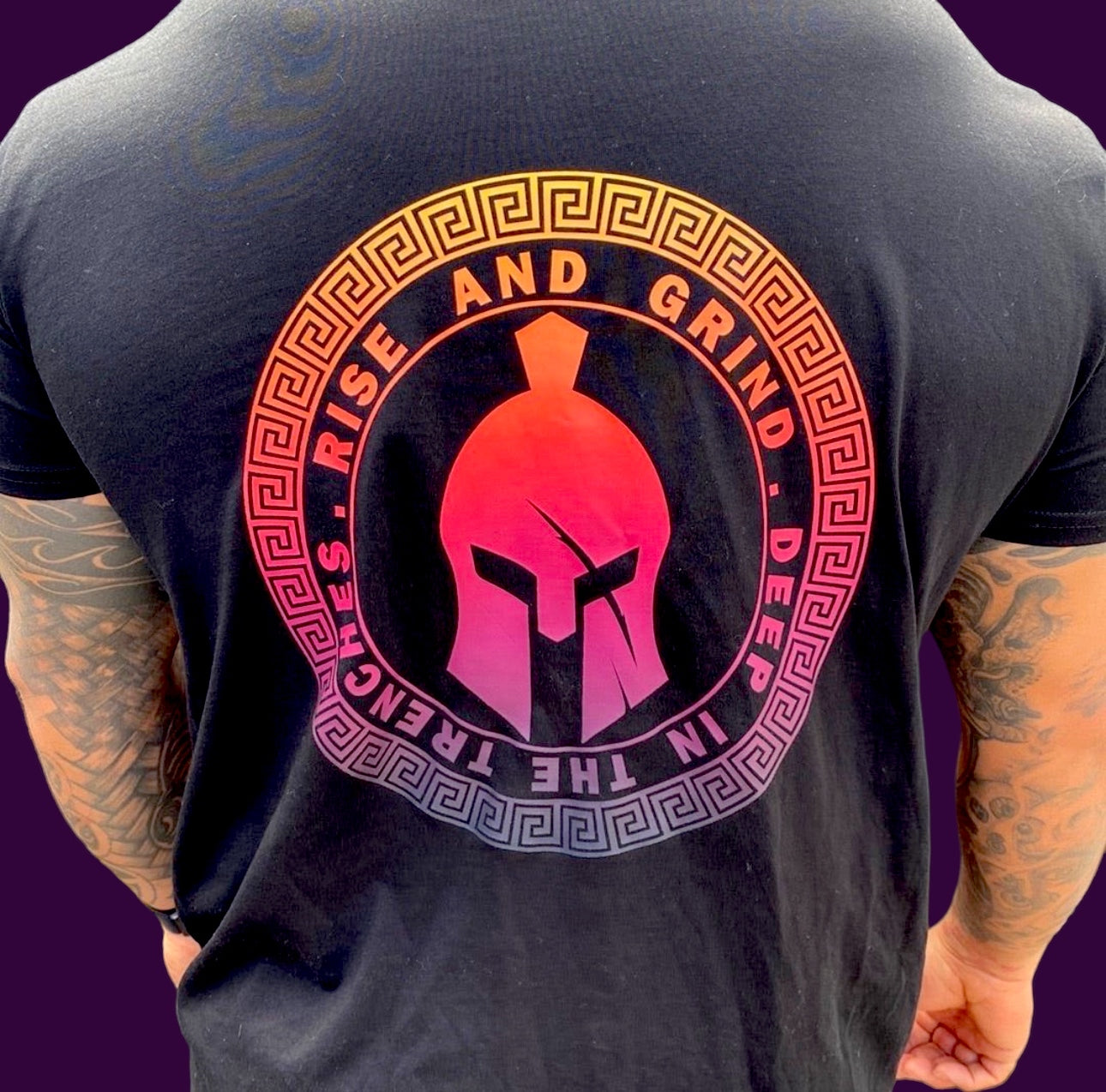 Spartan Sunrise Tee – Rise and Grind Apparel NZ